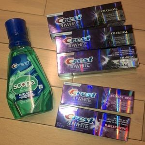 Crest | Bath & Body | Bundle Of 5 Crest Toothpaste And Scope Mouthwash ...